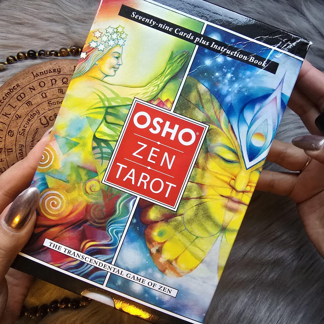 Osho Zen Tarot Deck by Deva Padma, 79 Card Tarot Deck With Companion ...