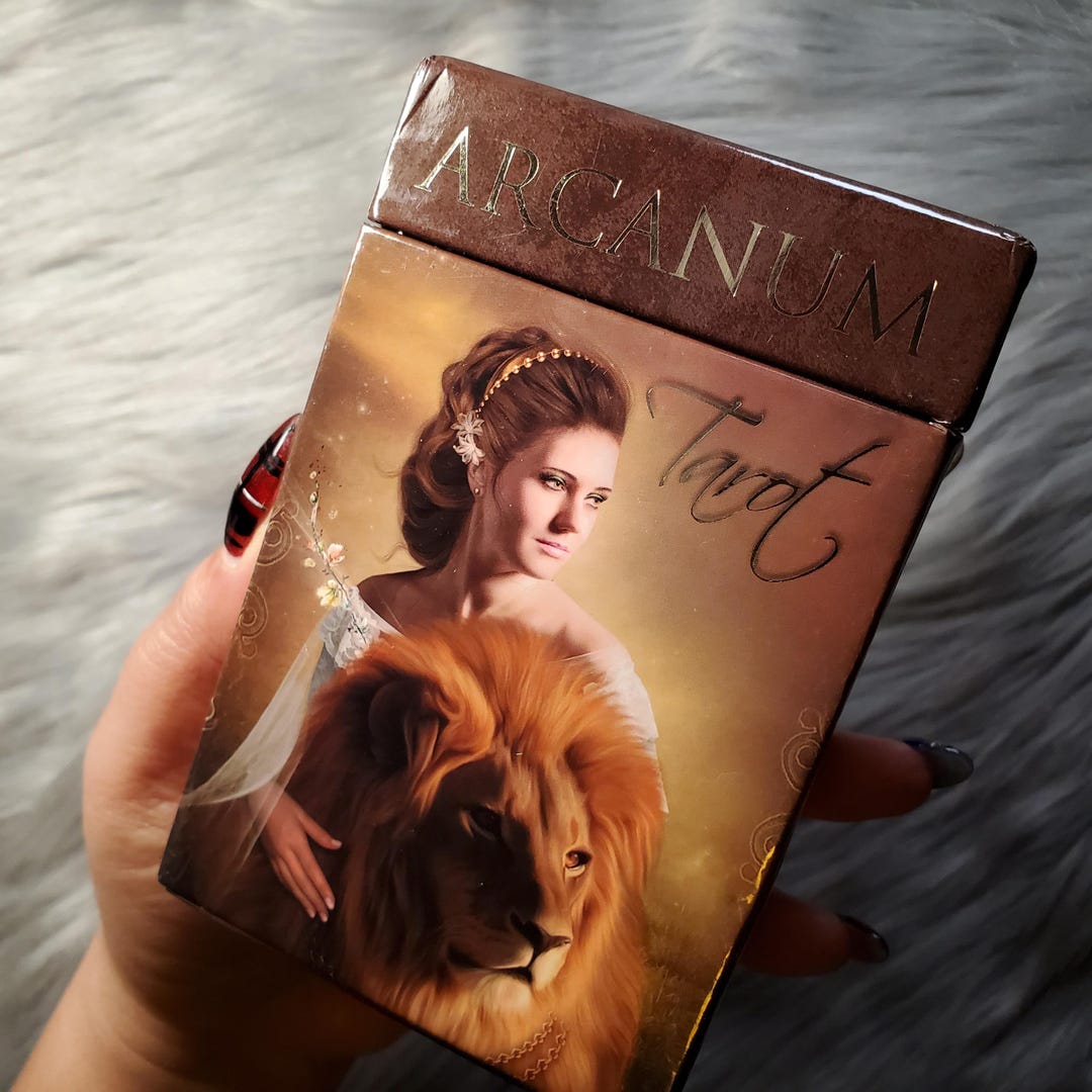 Arcanum Tarot by Renata Lechner, 78 Card Tarot Deck With Companion Guidebook and Box USED - Etsy