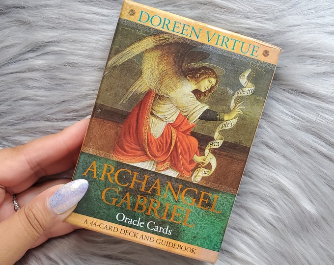 Archangel Gabriel Oracle Cards by Doreen Virtue, 44 Card Deck With ...