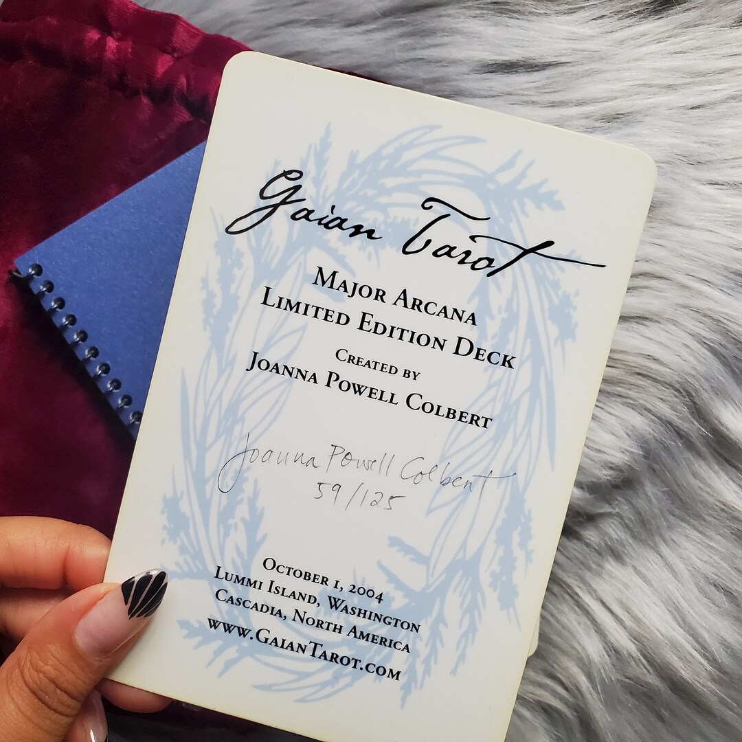 Gaian Tarot Major Arcana Limited Edition Deck by Joanna Powell Colbert ...