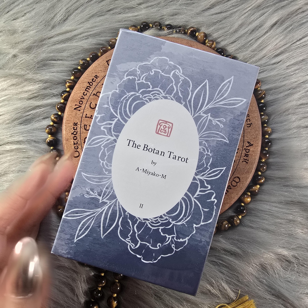 The Botan Tarot by A Miyako M, 78 Card Tarot Deck With Original Box ...