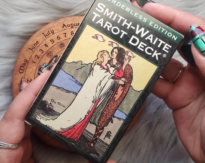 Smith-waite Tarot Deck Borderless Edition by Arthur Edward Waite, 78 ...