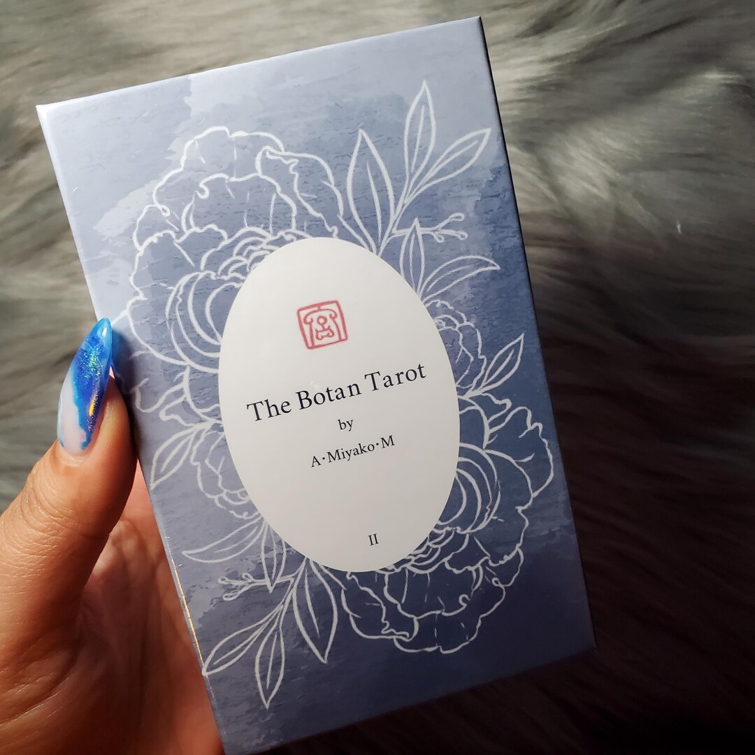 New: the Botan Tarot by A Miyako M, 78 Card Tarot Deck With Original ...