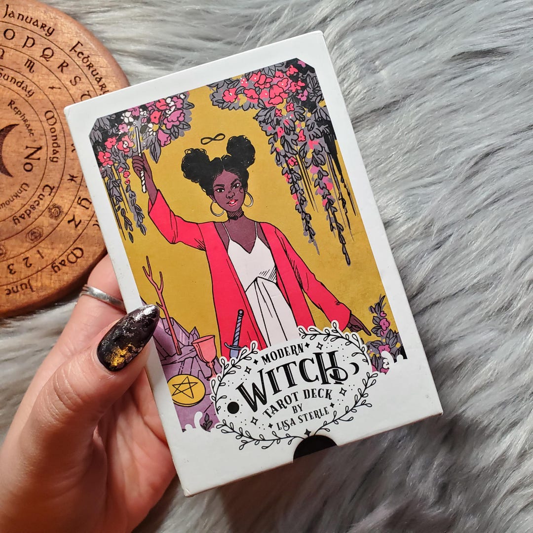 Modern Witch Tarot Deck by Lisa Sterle, 78 Card Tarot Deck With ...