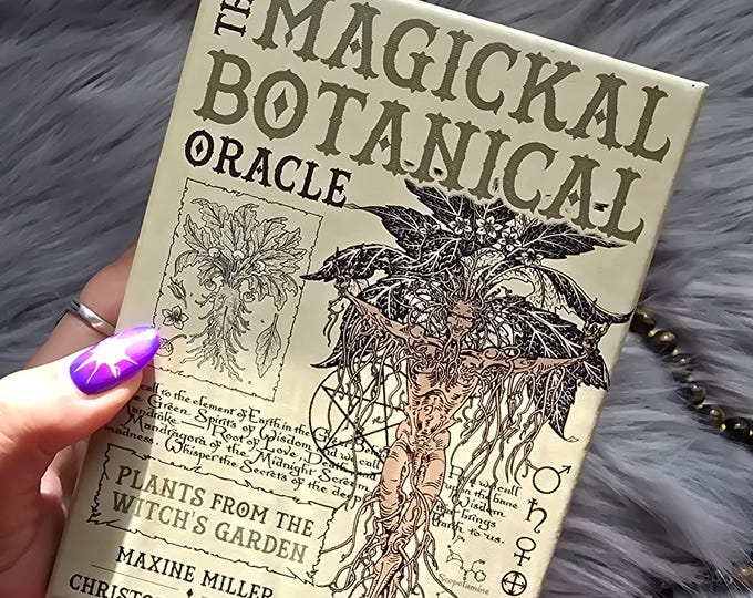 The Magickal Botanical Oracle Plants From the Witch's Garden by Maxine ...