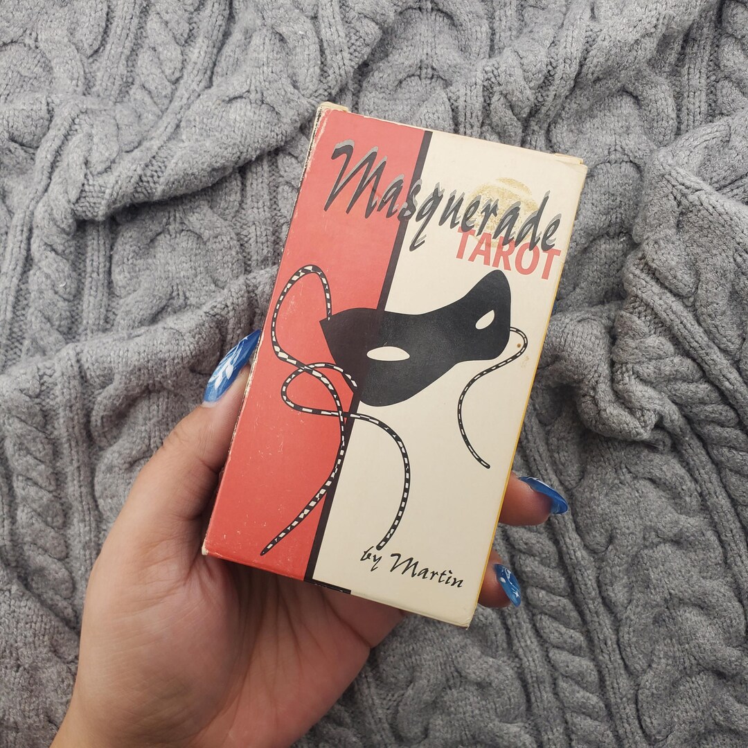 Masquerade Tarot by Martin, 78 Card Tarot Deck With Box, No Guidebook ...