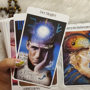 Tarot by Carl-w. Rohrig 78 Card Tarot Deck With Little White - Etsy