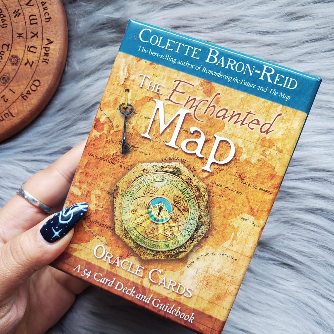 The Enchanted Map Oracle Cards by Colette Baron-reid, 54 Card Deck With ...