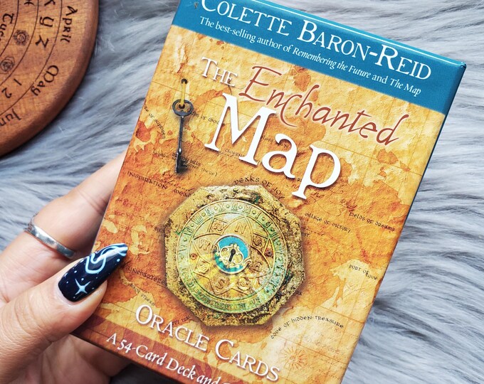 The Enchanted Map Oracle Cards by Colette Baron-reid, 54 Card Deck With Companion Guidebook and ...