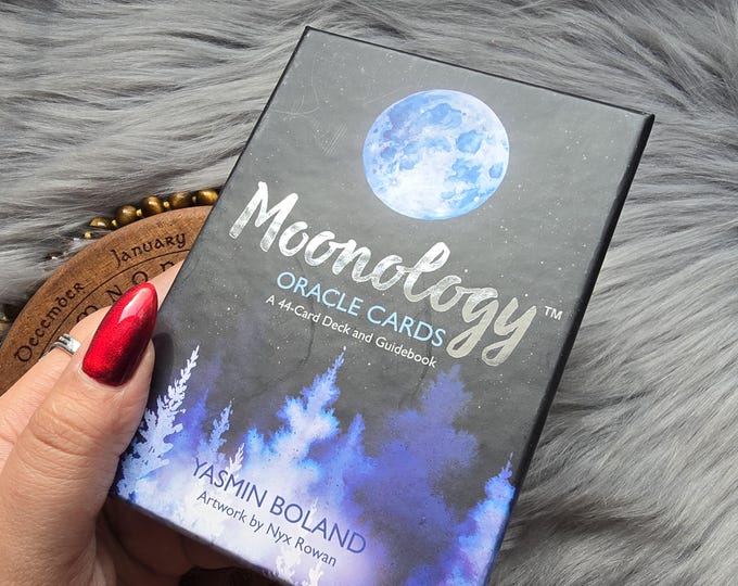 Moonology Oracle Cards by Yasmin Boland, 44 Card Deck With Companion ...