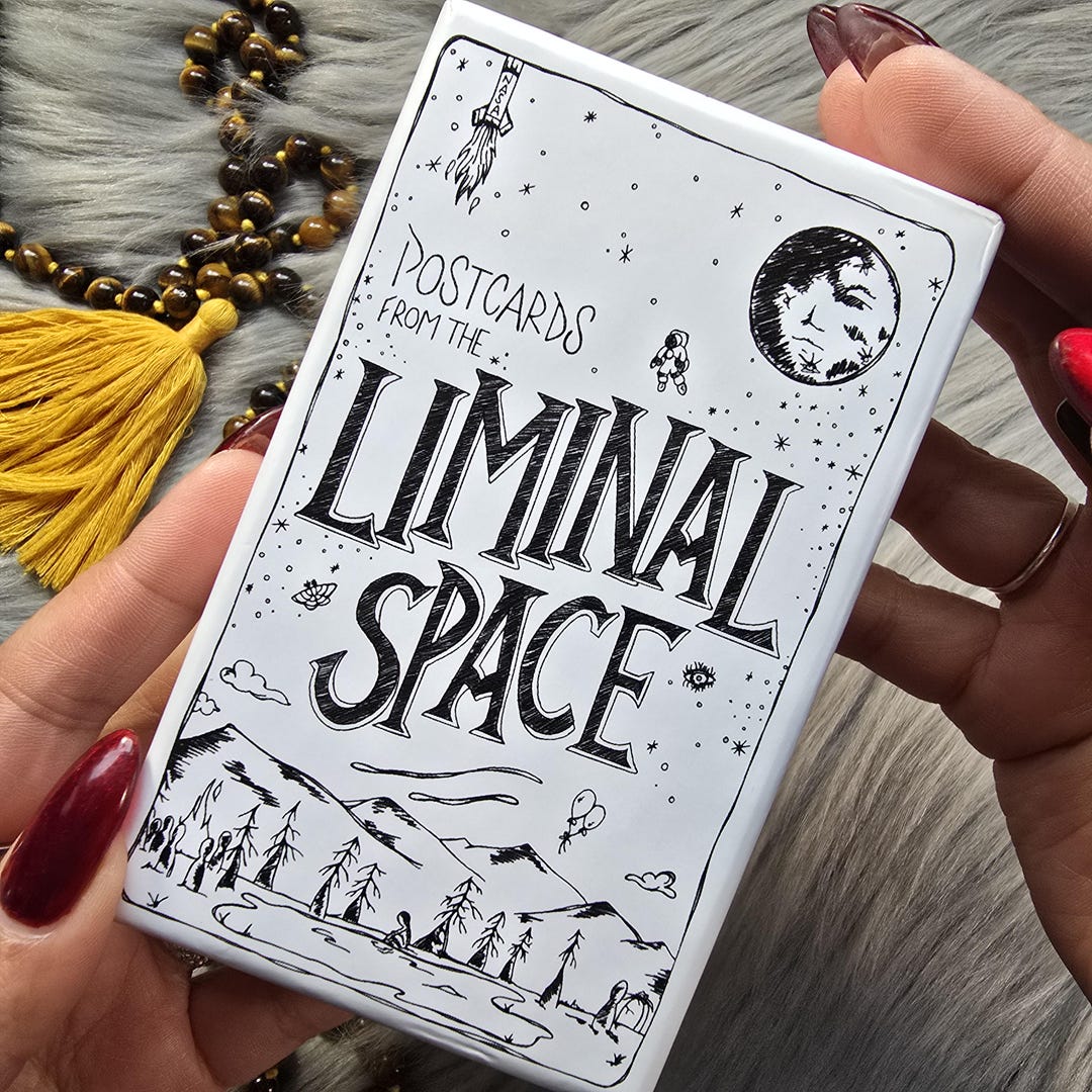Postcards From the Liminal Space by Bakara Wintner, 81 Card Deck With ...