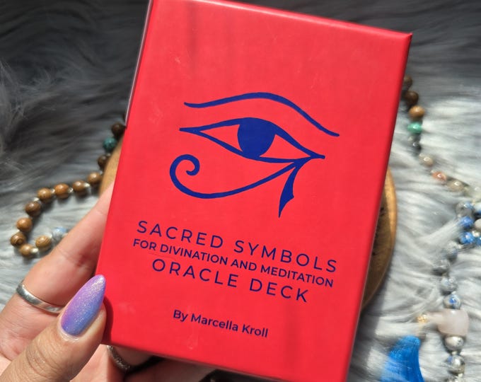 Sacred Symbols for Divination and Medicine by Marcella Kroll, 78 Card ...