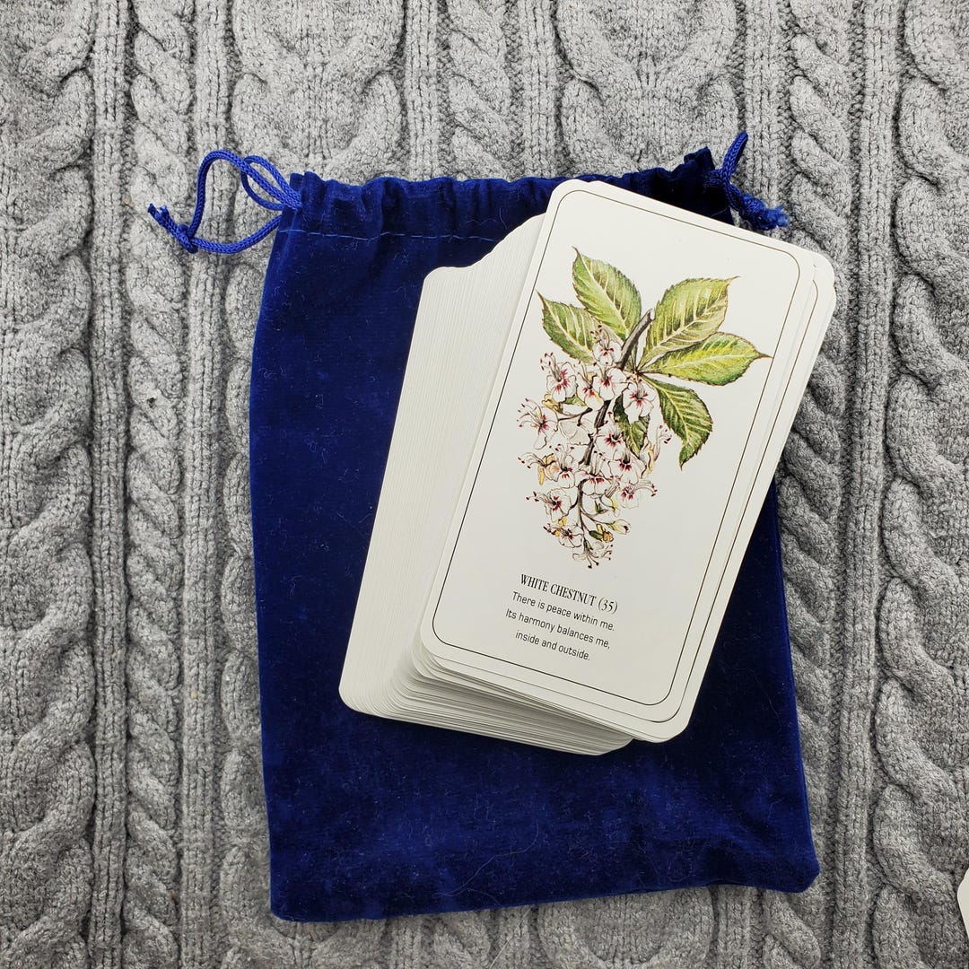 The Original Bach Flower Cards 77 Card Tarot Deck With Bag No Guidebook ...
