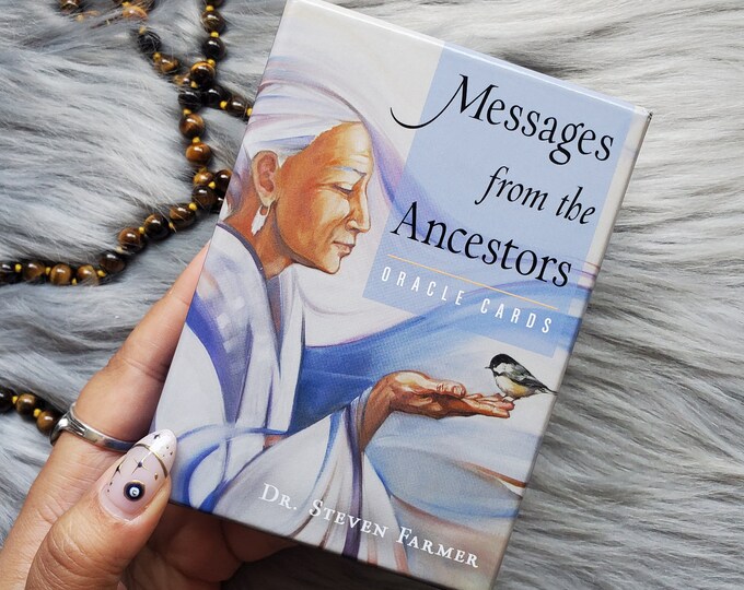 Messages From the Ancestors Oracle Cards by Dr. Steven Farmer, 44 Card Deck With Companion ...