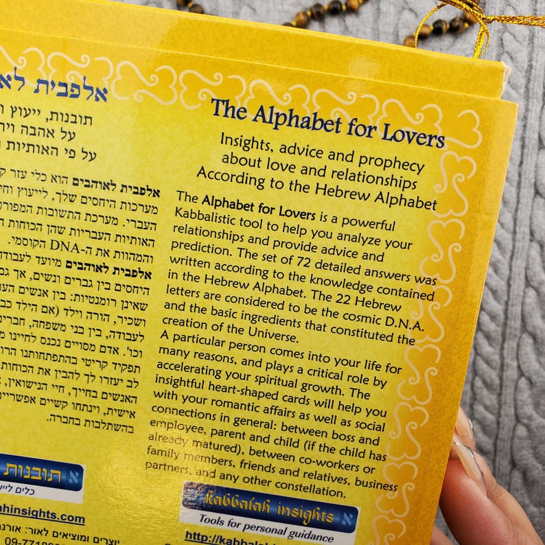 The Alphabet for Lovers, 72 Card Oracle Deck With Little White Book and ...