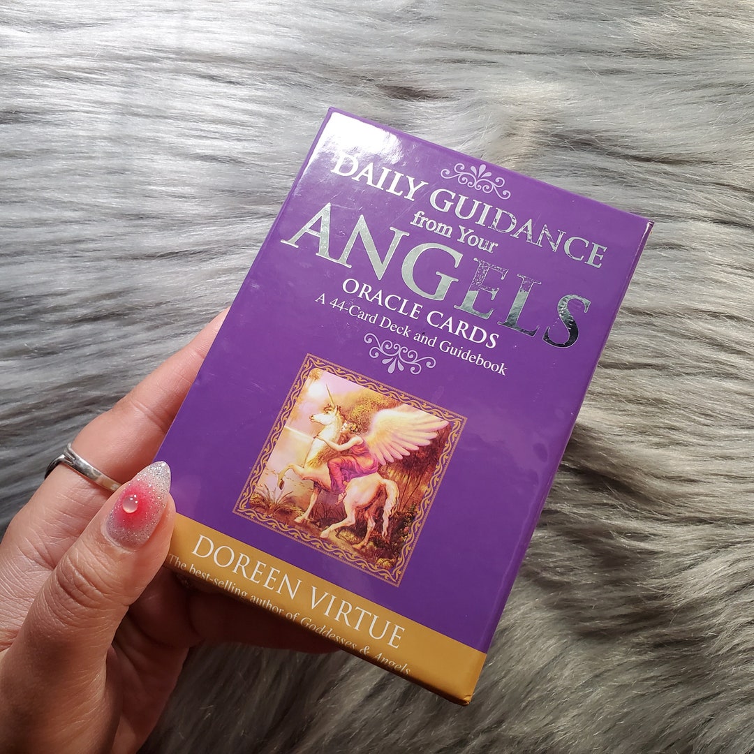 Daily Guidance From Your Angels Oracle Cards by Doreen Virtue, 44 Card Deck With Companion ...