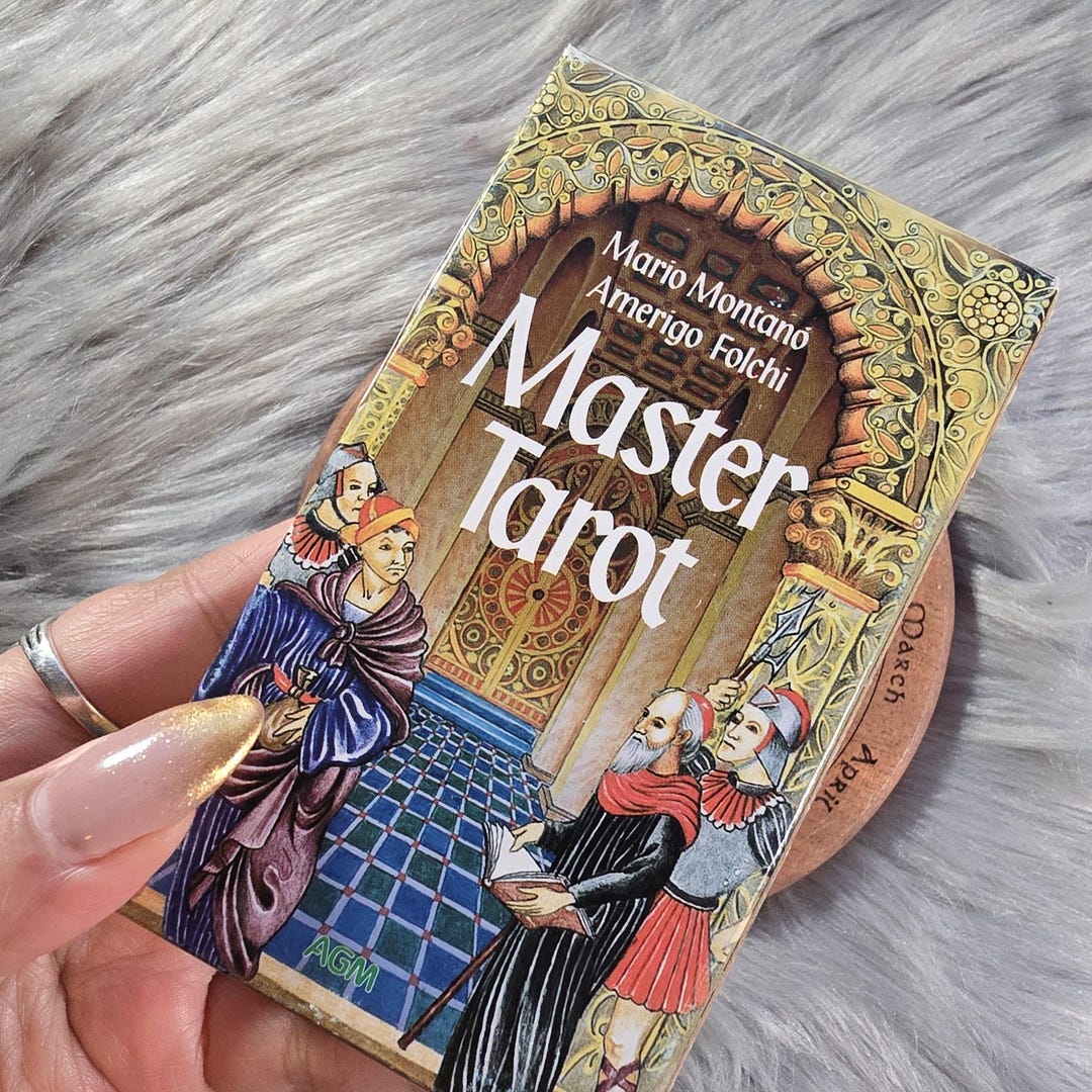 Master Tarot by Mario Montano Amerigo Folchi, 78 Card Tarot Deck With ...