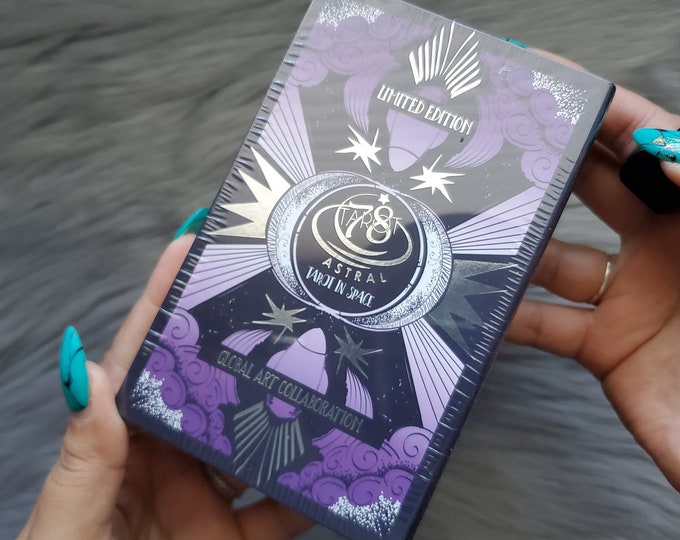 New: 78 Tarot Astral Tarot in Space Limited Edition by Trish Sullivan, 81 Card Tarot Deck With ...