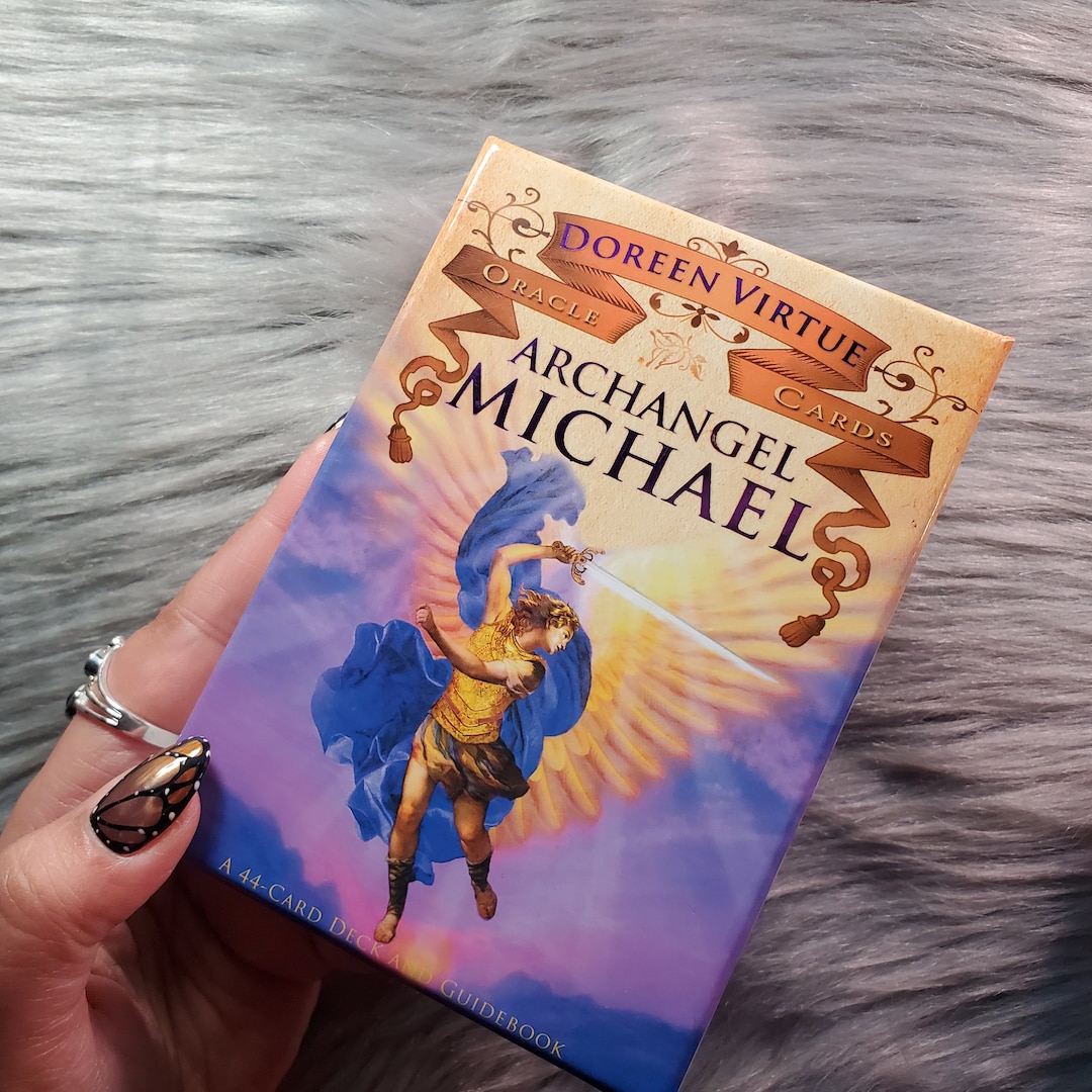 Archangel Michael Oracle Cards by Doreen Virtue, 44 Card Deck With ...