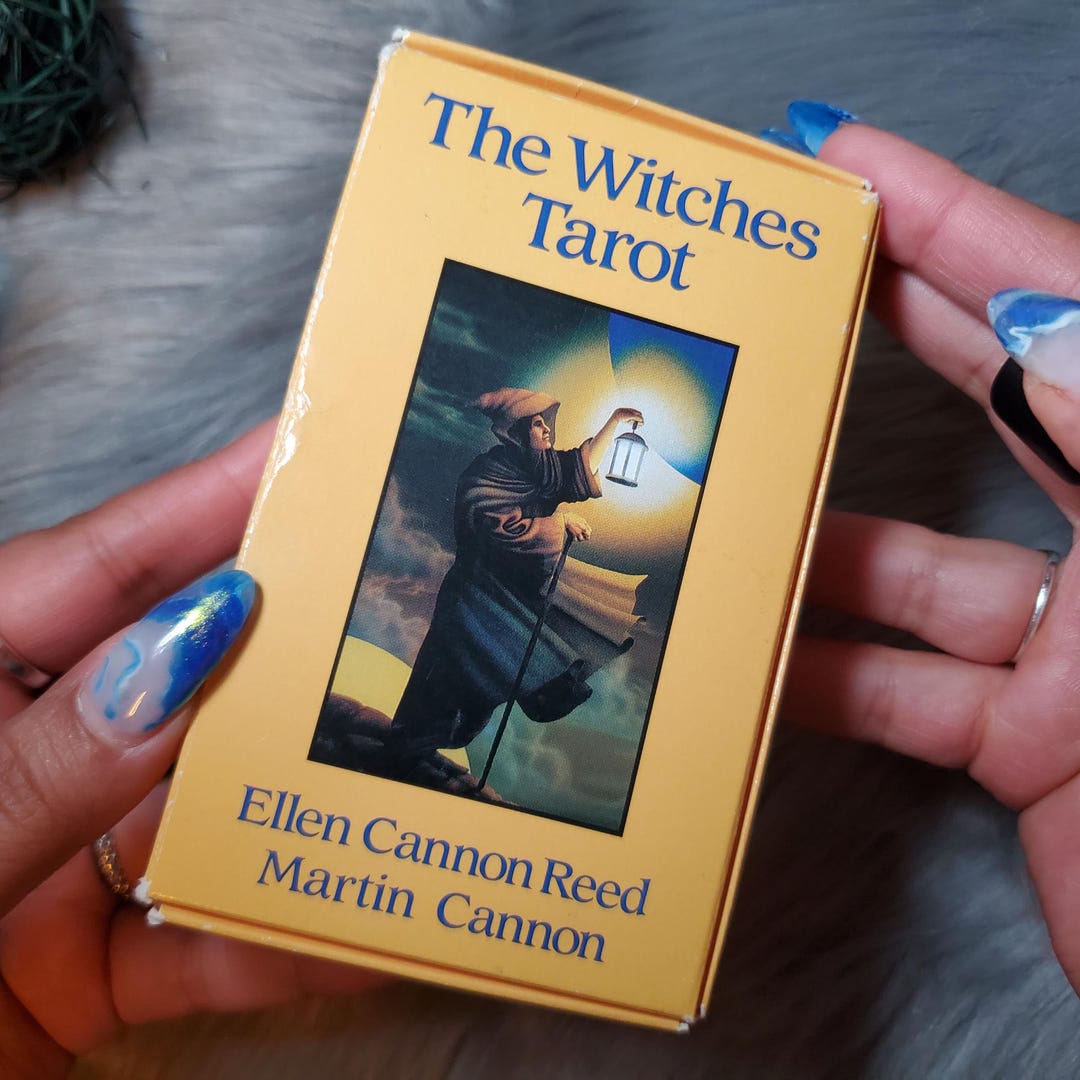 The Witches Tarot Yellow Box by Ellen Cannon Reed Martin Cannon, 78 ...