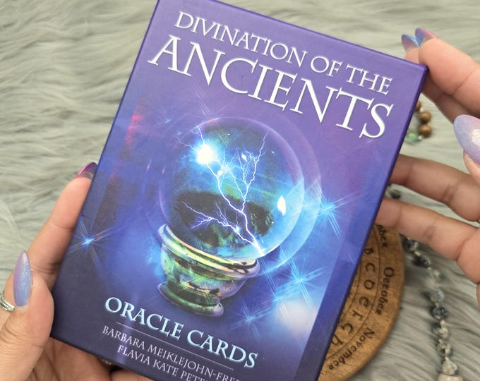 Divination of the Ancients Oracle Cards by Barbara Meiklejohn-free ...