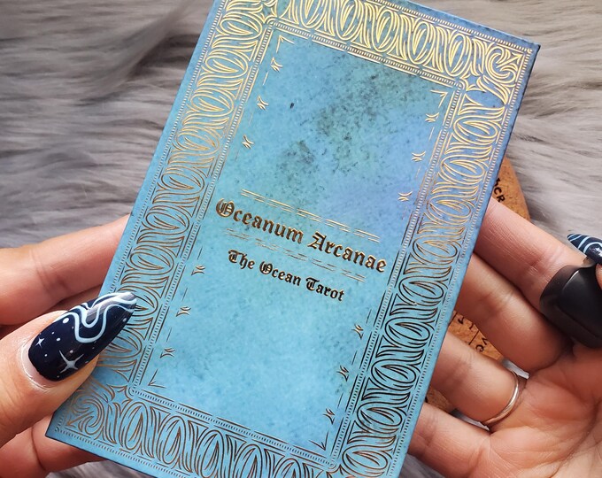 Oceanum Arcanae the Ocean Tarot by Taylor Bryn, 78 Card Tarot Deck With ...