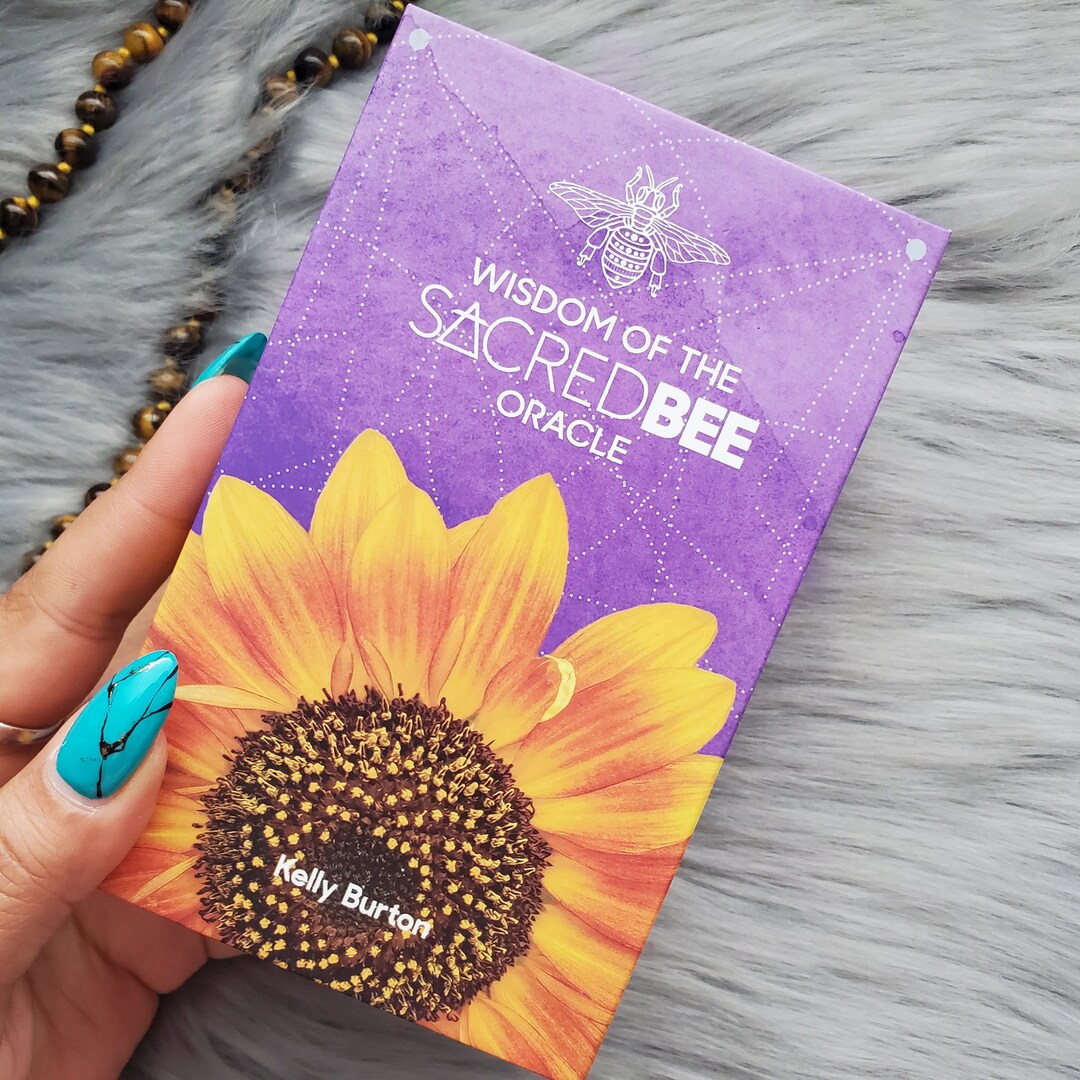 Wisdom of the Sacred Bee Oracle by Kelly Burton, 68 Card Deck With ...