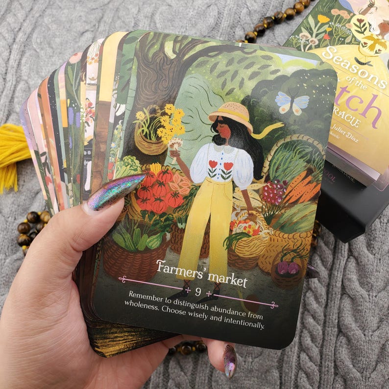 Seasons of the Witch Litha Oracle by Lorriane Anderson & Juliet Diaz ...