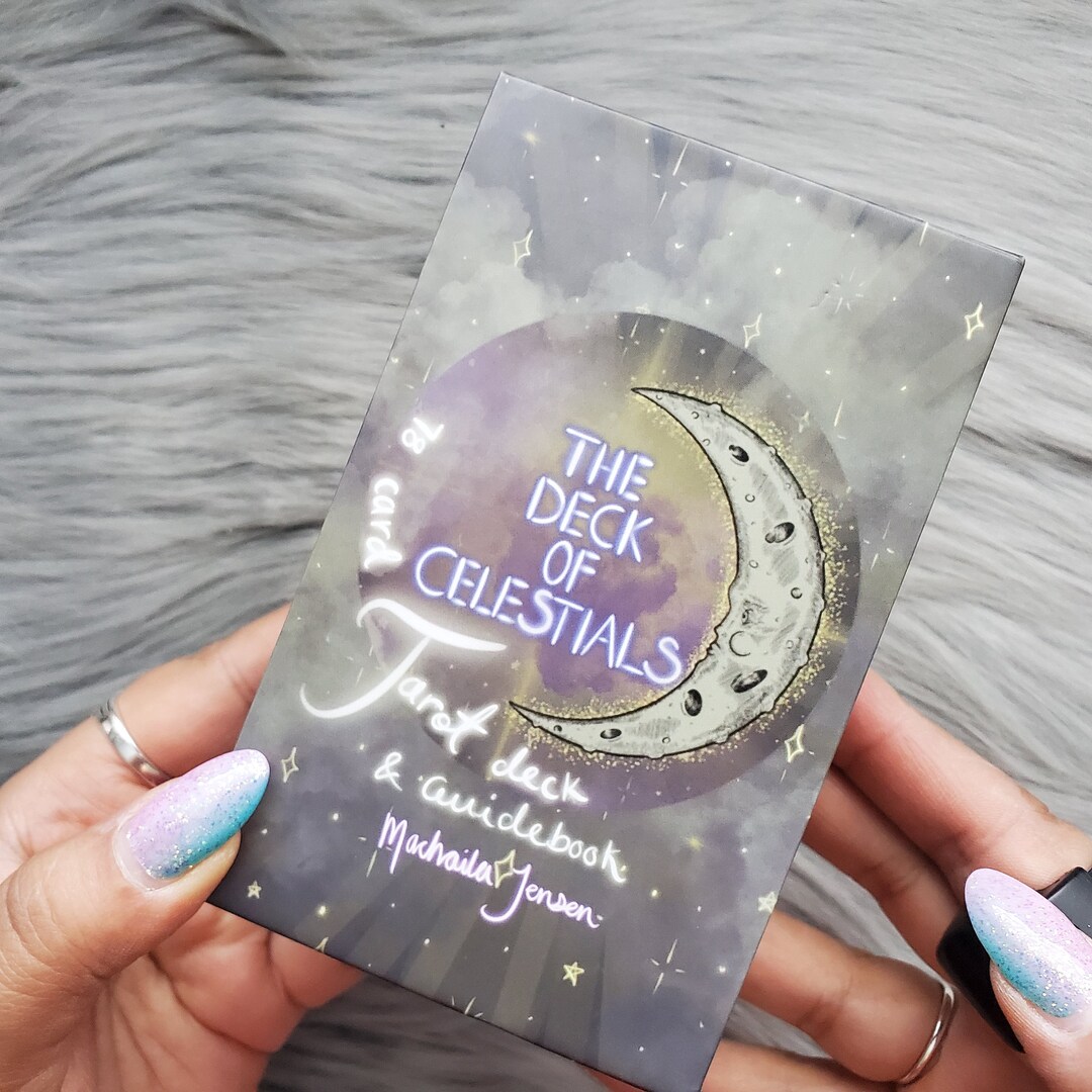The Deck of Celestials Tarot Deck & Guidebook by Machaila Jensen, 78 Card Tarot Deck With ...