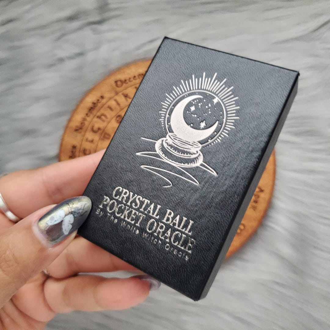 Crystal Ball Pocket Oracle by the White Witch Oracle, 13 Card Deck With ...