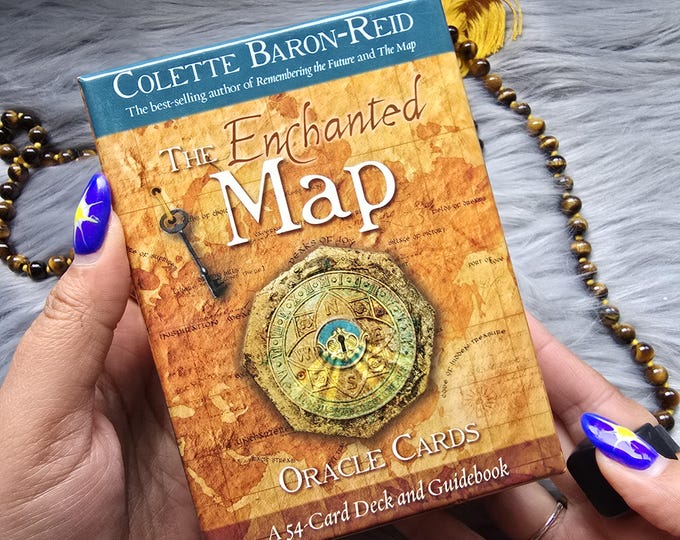 The Enchanted Map Oracle Cards by Colette Baron-reid, 54 Card Deck With ...