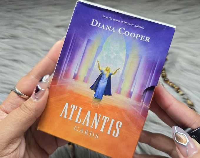 Atlantis Cards by Diana Cooper, 44 Card Oracle Deck With Guidebook and ...
