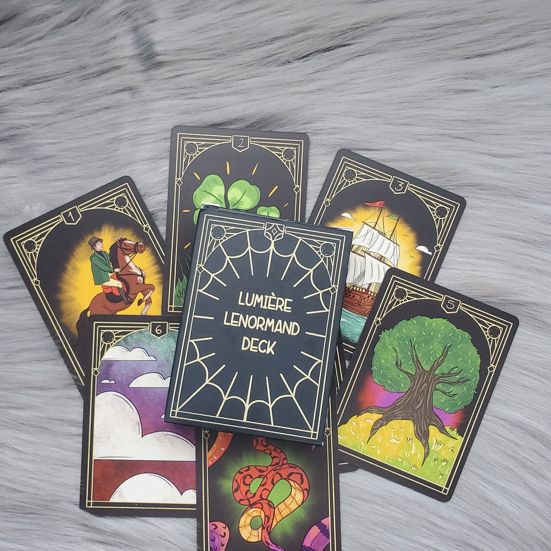 Lumiere Lenormand Deck, 36 Card Deck With Original Box, No Guidebook - Etsy