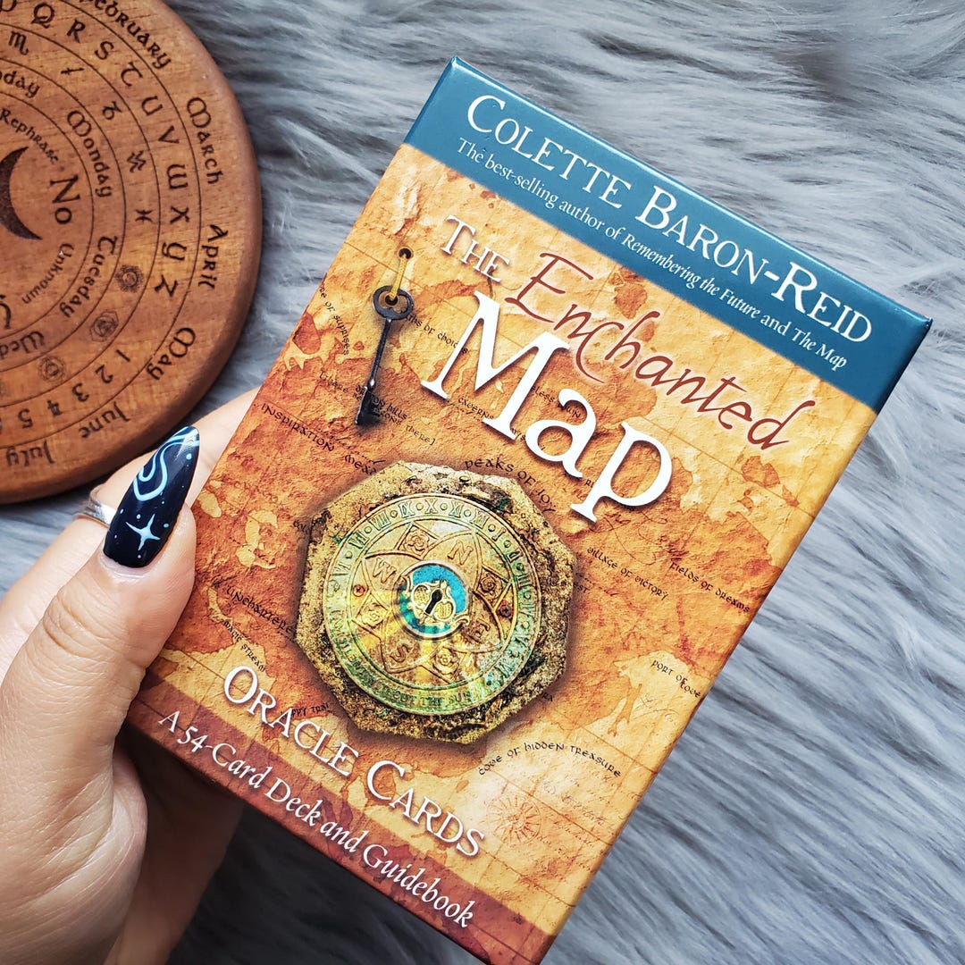 The Enchanted Map Oracle Cards by Colette Baron-reid, 54 Card Deck With ...