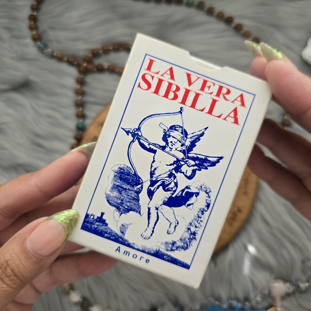 La Vera Sibilla, 52 Card Oracle Deck With Little White Book and Box ...