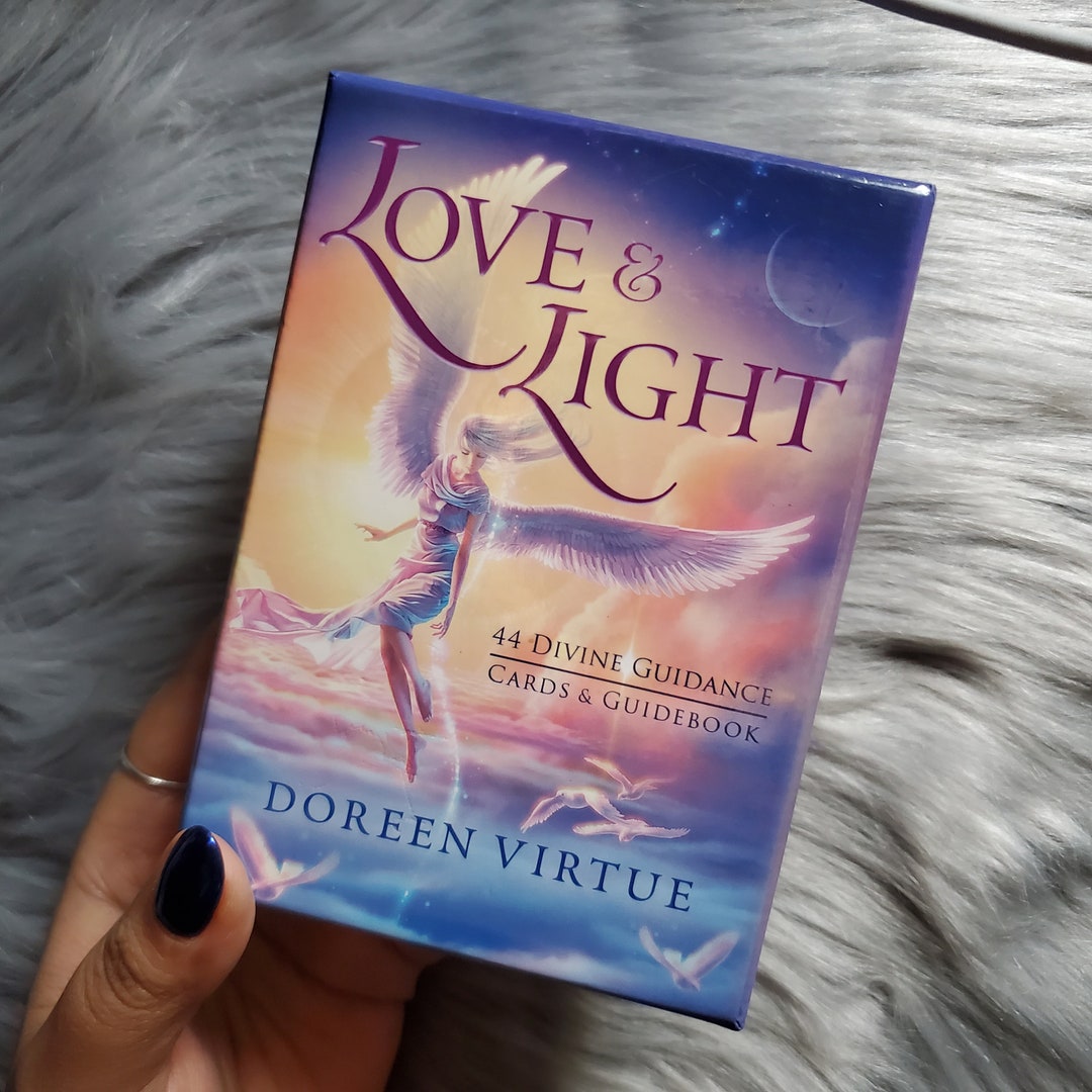 Love & Light by Doreen Virtue, 44 Card Deck With Companion Guidebook ...