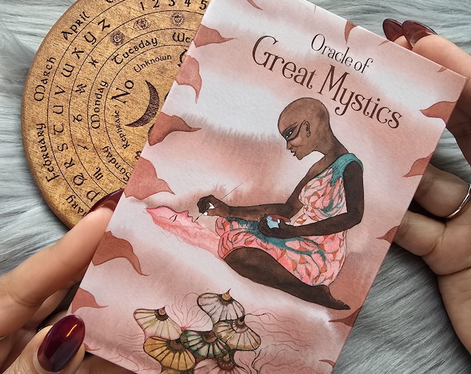 Oracle of Great Mystics by Mona Moon, 45 Card Deck With Companion ...