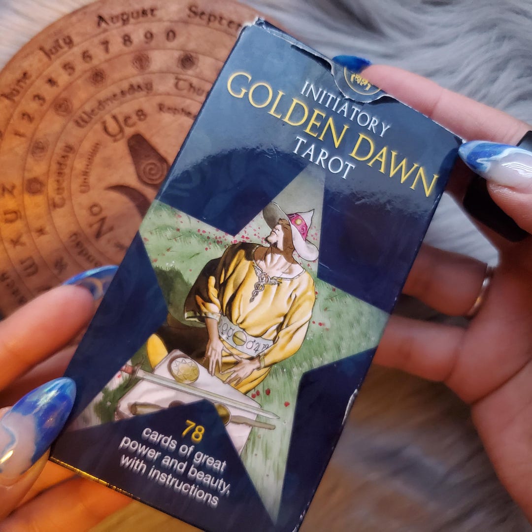 Initiatory Golden Dawn Tarot by Pietro Alligo, 78 Card Tarot Deck With ...
