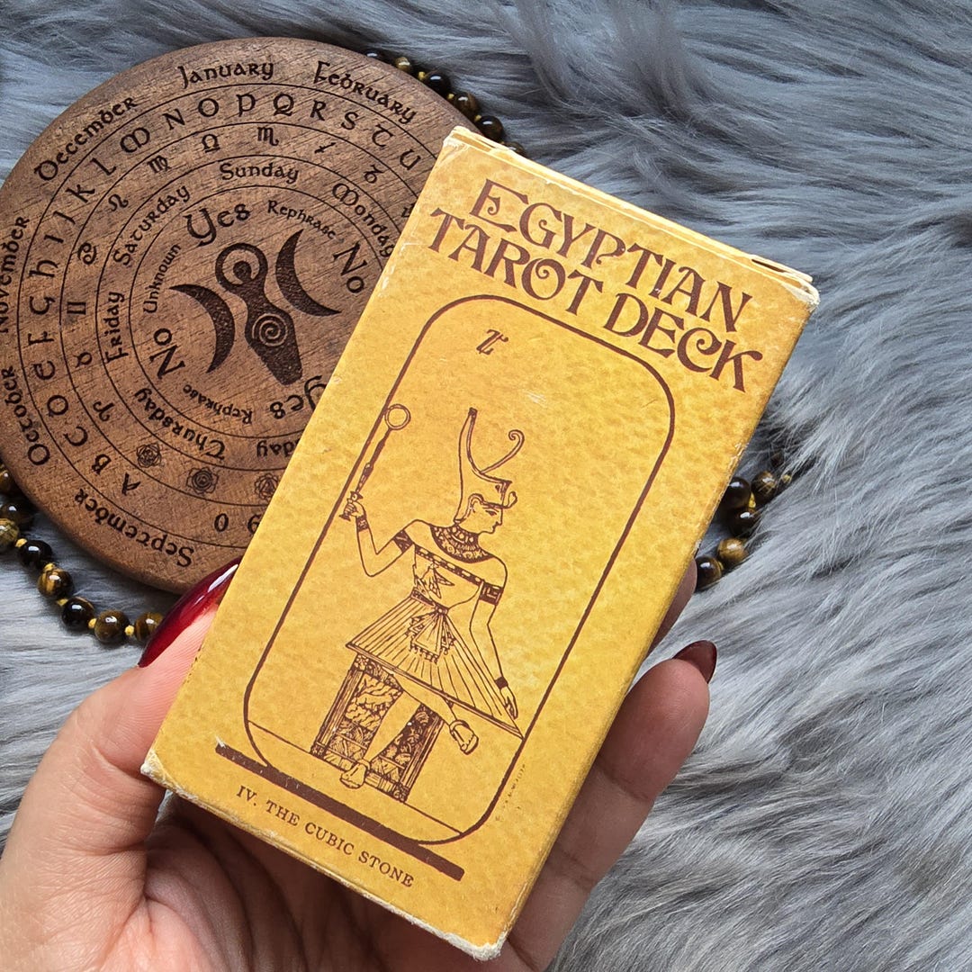 Egyptian Tarot Deck by Stuart R. Kaplan, 78 Card Tarot Deck With Little ...