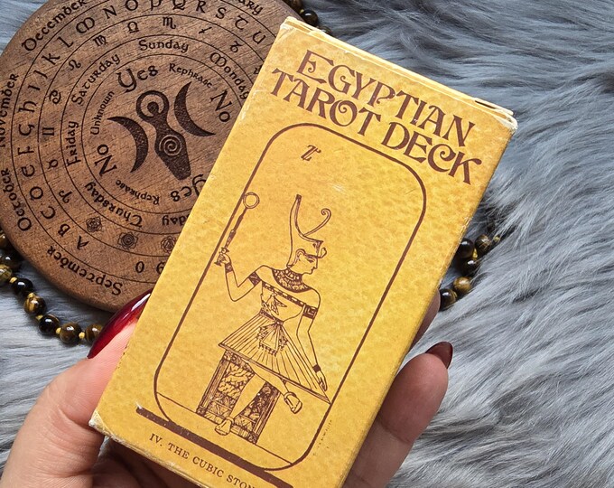 Egyptian Tarot Deck by Stuart R. Kaplan, 78 Card Tarot Deck With Little ...
