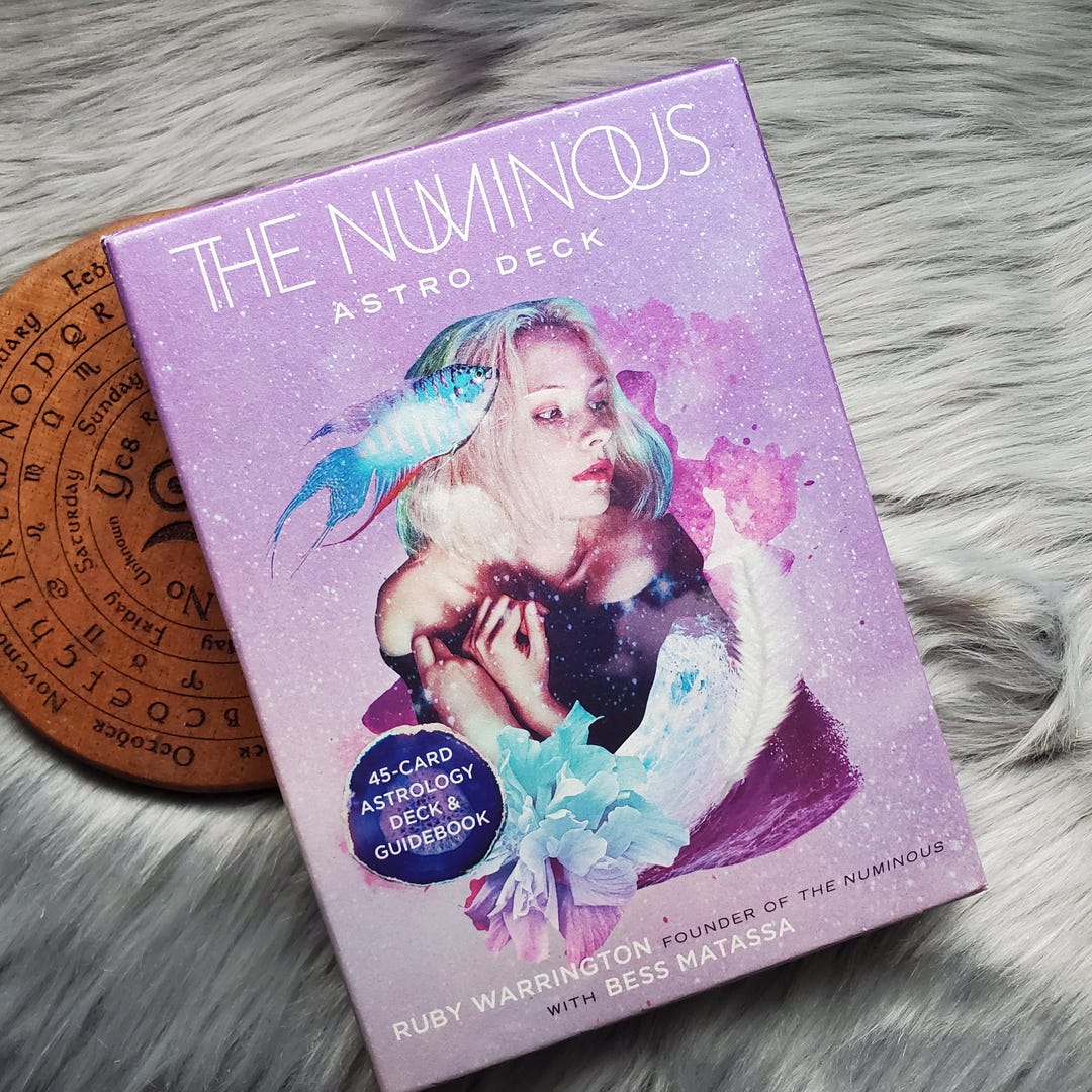 The Numinous Astro Deck by Ruby Warrington, 45 Card Deck With Companion Guidebook and Original ...