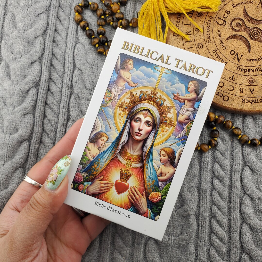 Biblical Tarot by Krasimir Kalin 78 Card Tarot Deck USED - Etsy