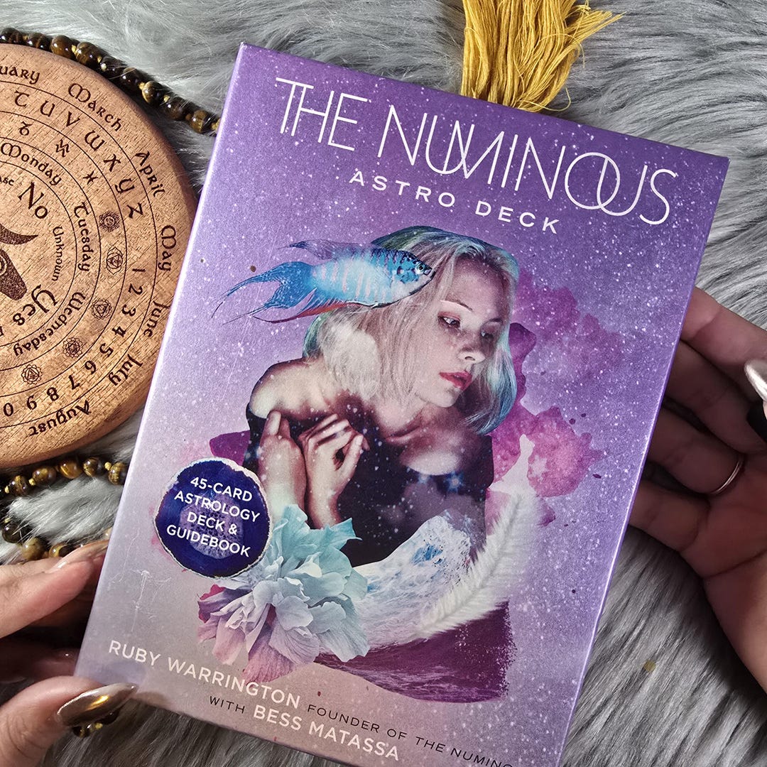 The Numinous Astro Deck by Ruby Warrington, 45 Card Deck With Companion Guidebook and Original ...