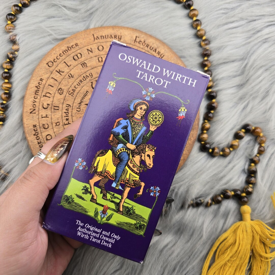 Oswald Wirth Tarot by Stuart R. Kaplan, 78 Card Tarot Deck With Little ...