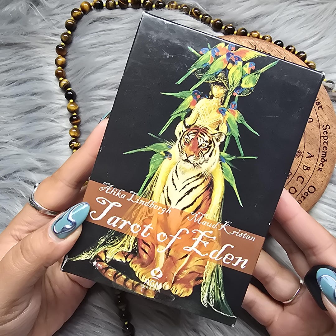 Tarot of Eden by Maud Kristen, 78 Card Tarot Deck With Companion ...