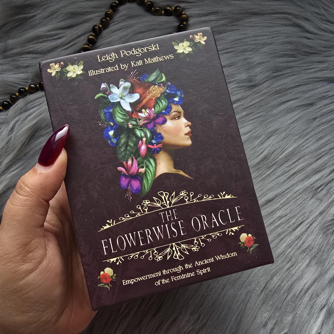 The Flowerwise Oracle by Leigh Podgorski, 44 Card Deck With Companion ...