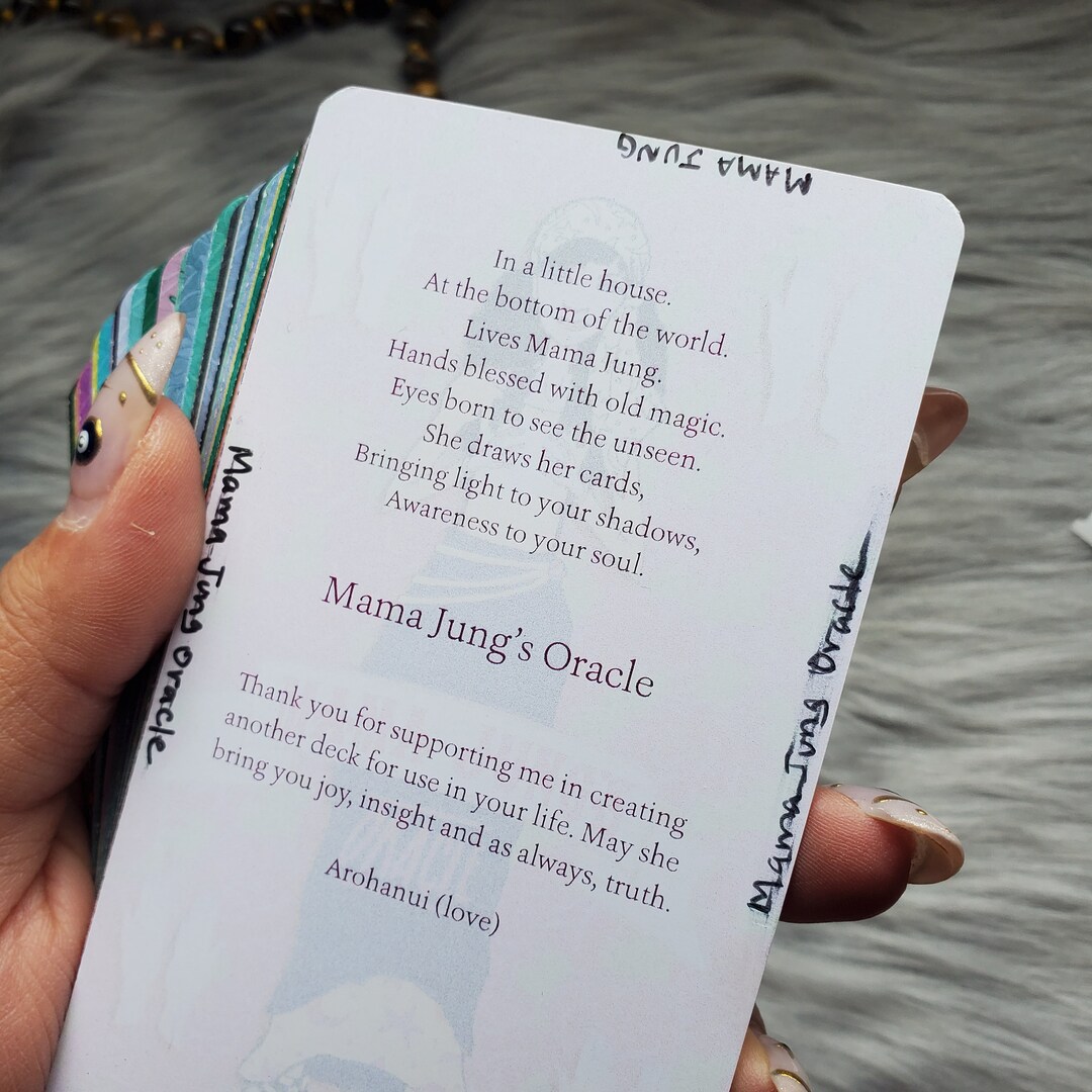 Mama Jung's Oracle, 35 Card Deck With Zip Lock Bag - Etsy