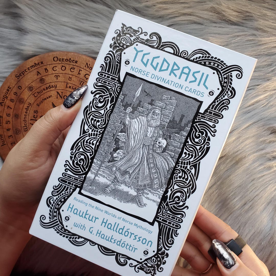Yggdrasil Norse Divination Cards by Haukur Halldorsson, 81 Card Tarot ...