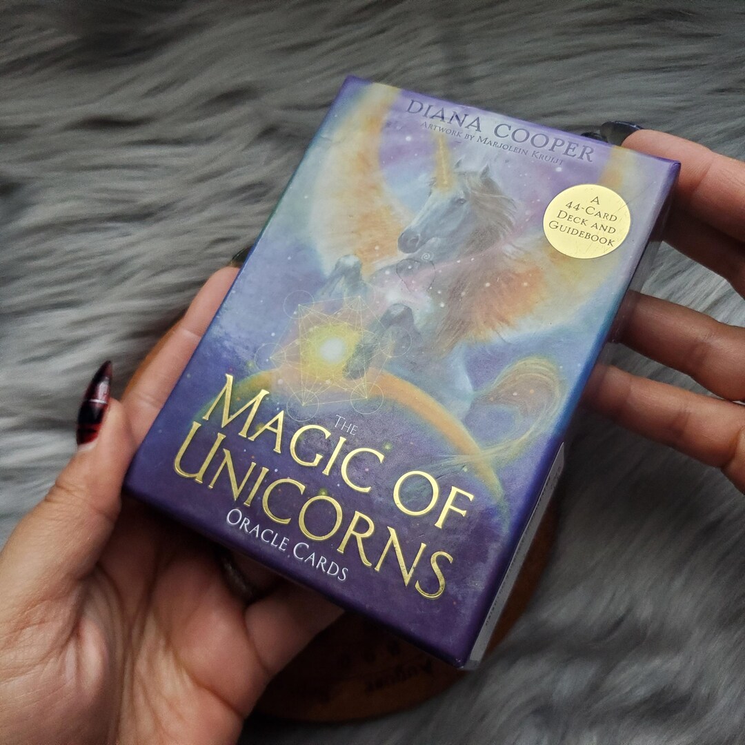 The Magic of Unicorns Oracle Cards by Diana Cooper, 44 Card Deck With ...