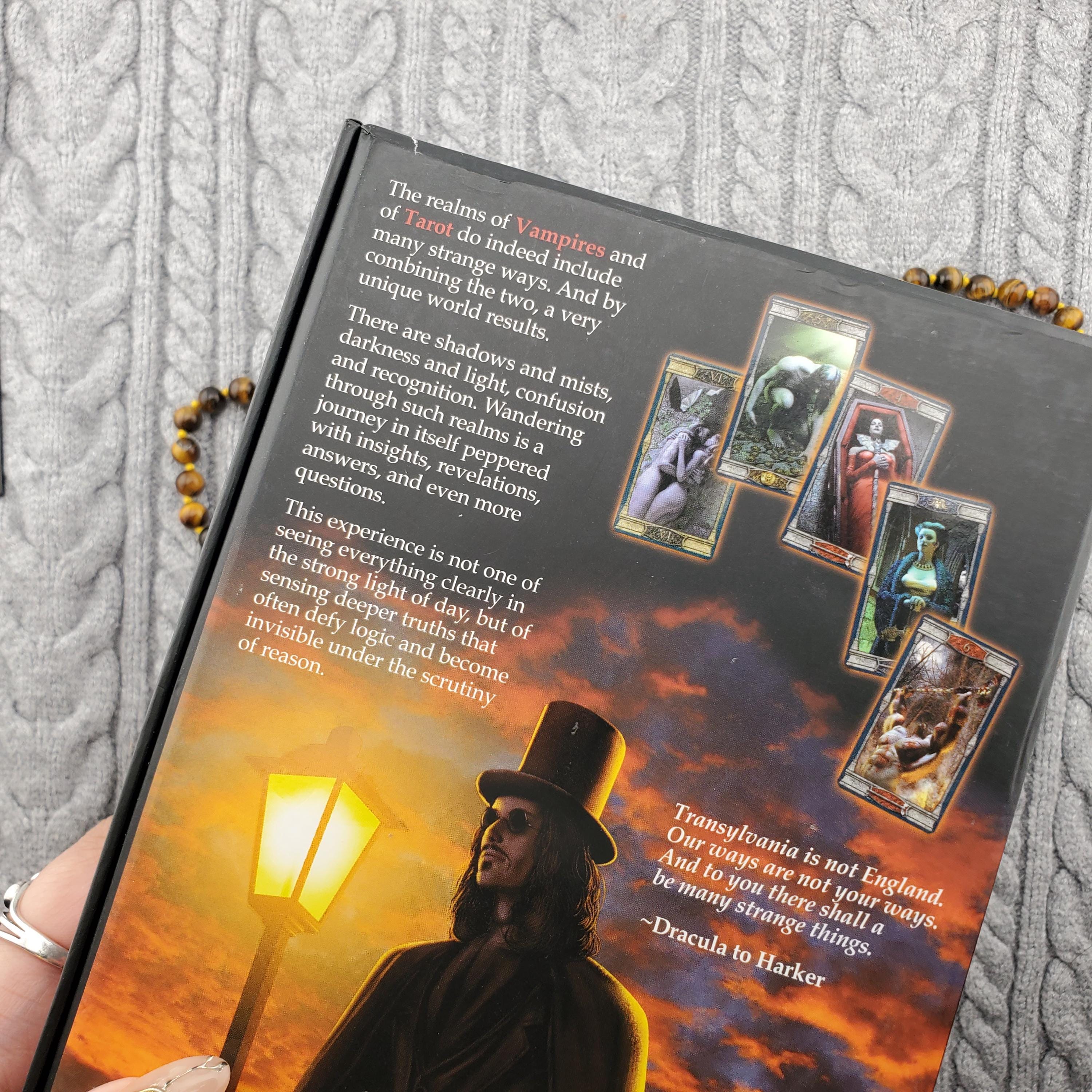 Vampires Tarot of the Eternal Night by Davide Corsi, 78 Card Tarot Deck ...